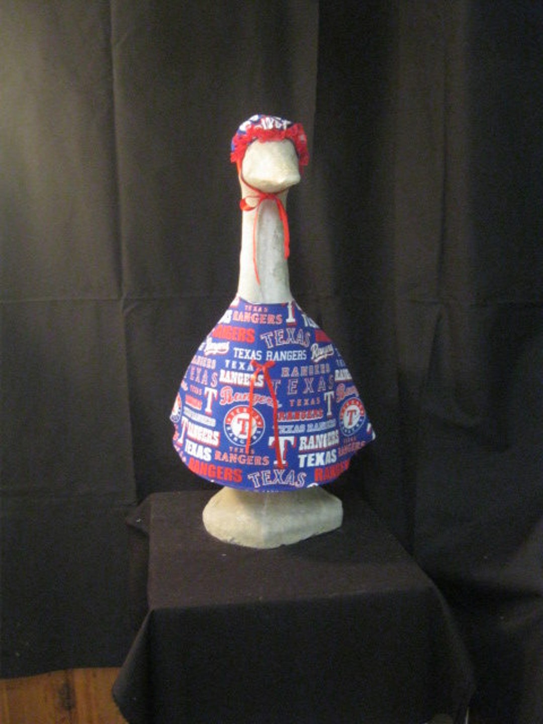 MLB/ Texas Rangers Goose Dress/goose Clothes/concrete Goose/lawn Goose ...