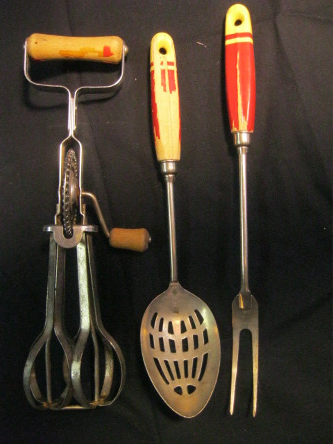 Ecko USA Vintage Hand Mixer, Spoon & Fork Set - Etsy