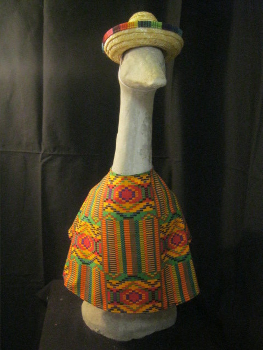 Mexican Fiesta Goose Dress/goose Clothes/concrete Goose/lawn - Etsy