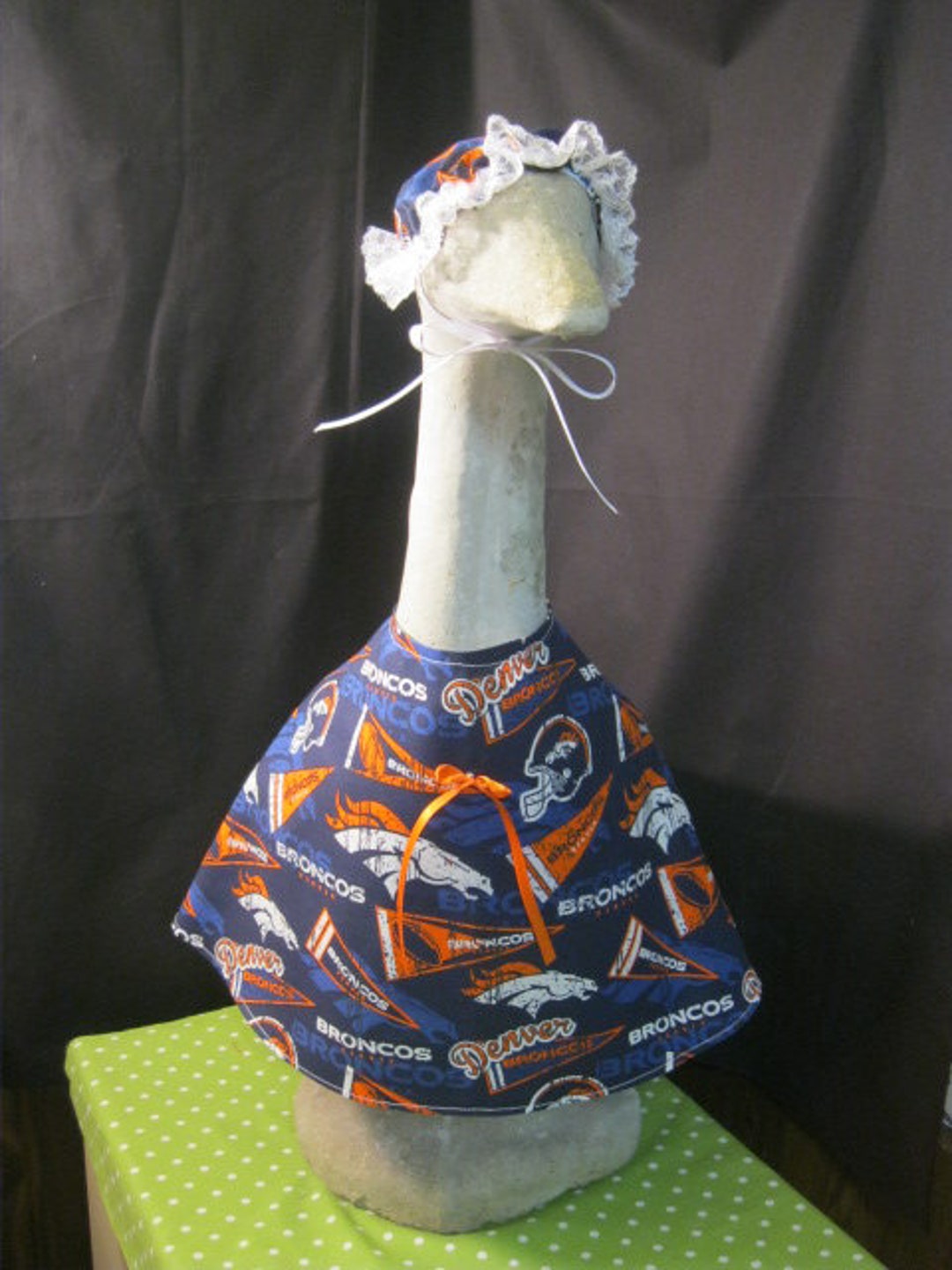 NFL / Denver Broncos Goose Dress/goose Clothes/concrete Goose/lawn ...