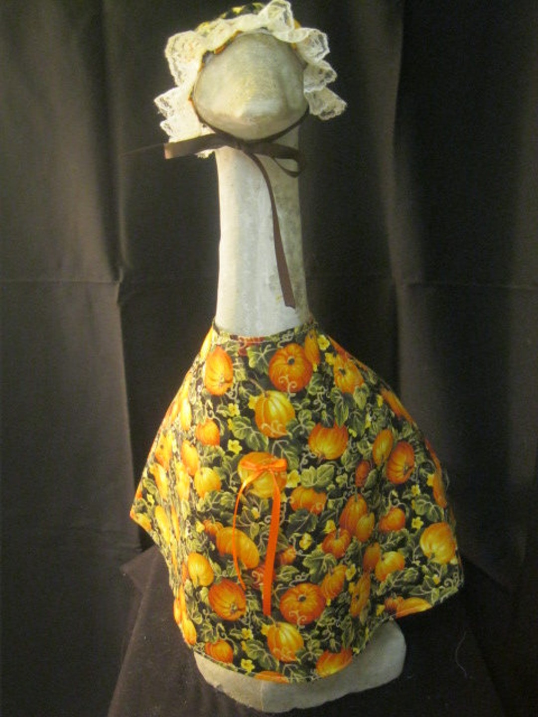 Pumpkin Patches Harvest Glitter Goose Dress/goose Clothes/concrete ...