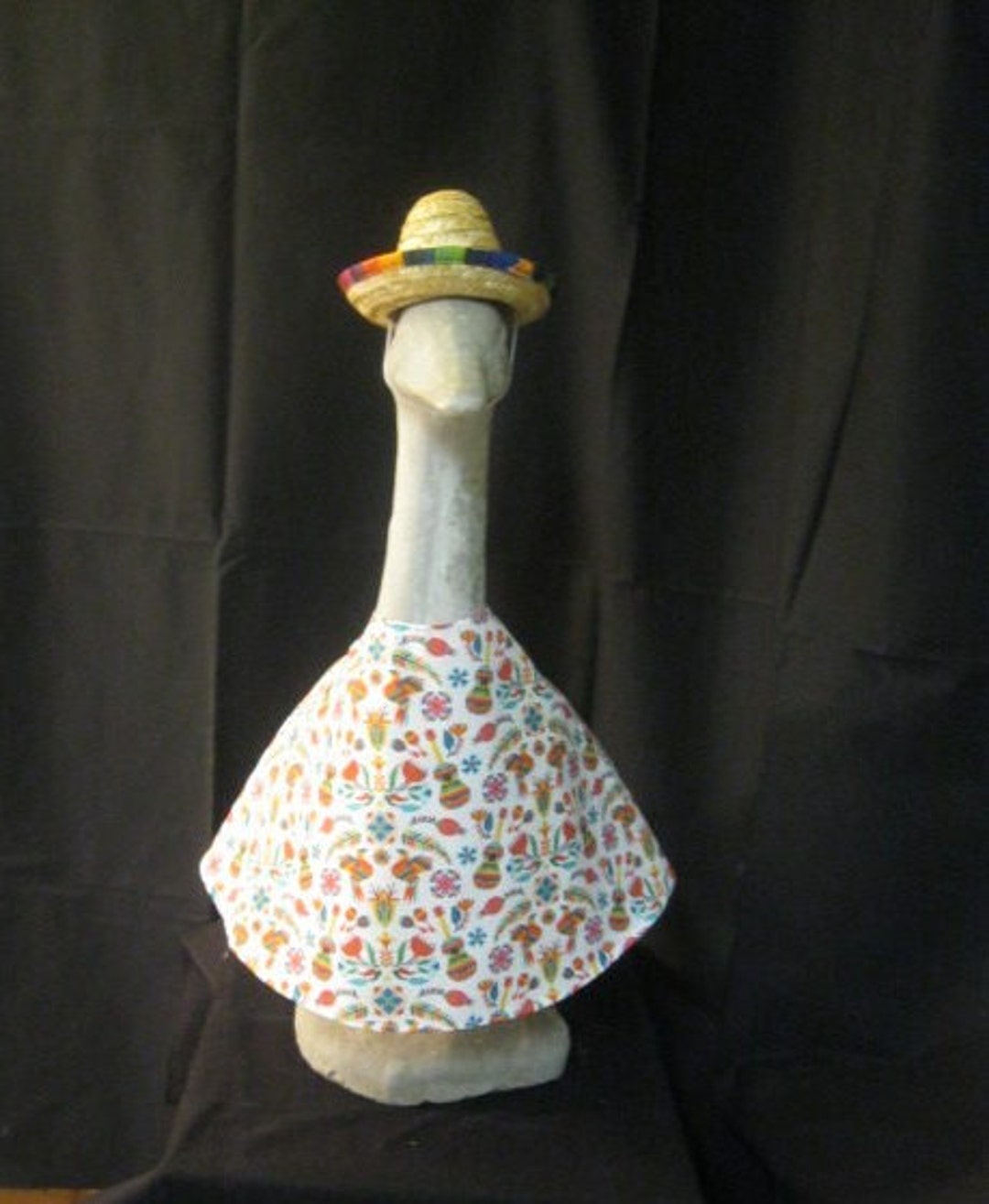 Mexican Fiesta Goose Dress/goose Clothes/concrete Goose/lawn Goose/lawn ...