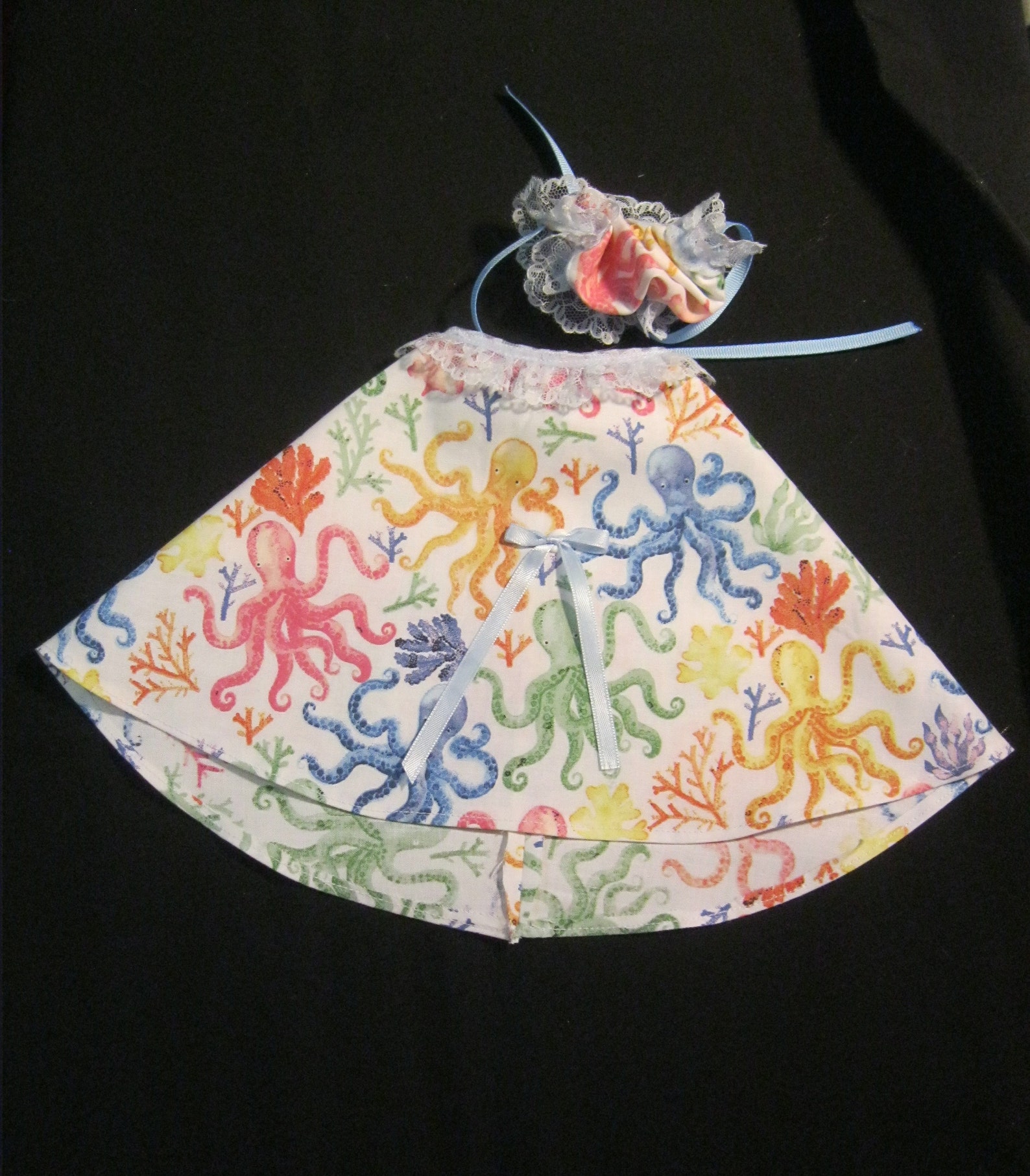14" Octopus Goose Dress/goose Clothes/concrete Goose/lawn Goose/lawn ...