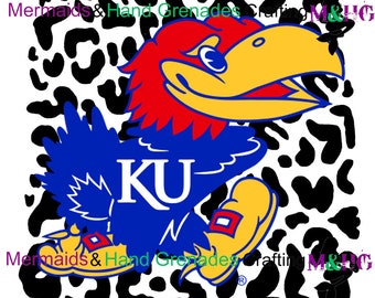 Ku Jayhawk Stencil - Etsy