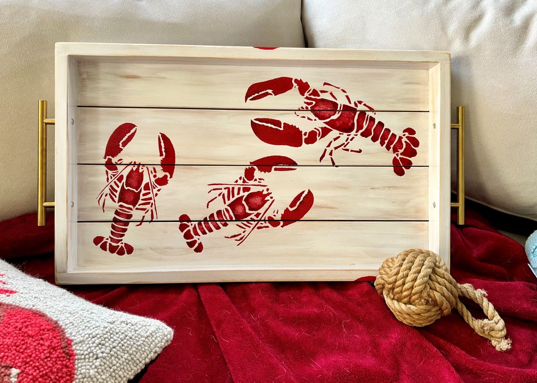 Large Lobster Tray, Oversize Lobster Tray, Kitchen Serving Tray ...