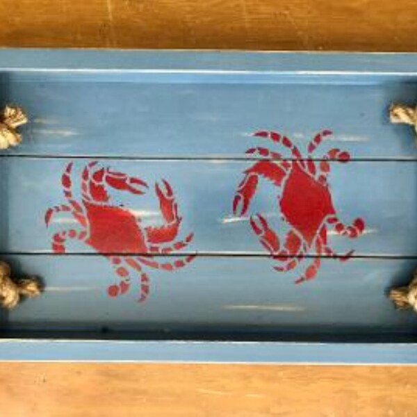 Crab Serving Tray - Etsy
