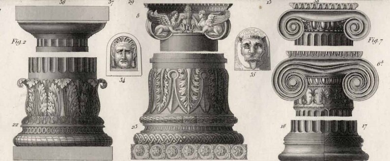 Etchings & Engravings From 1849 Copper engraving print of ROMAN ...