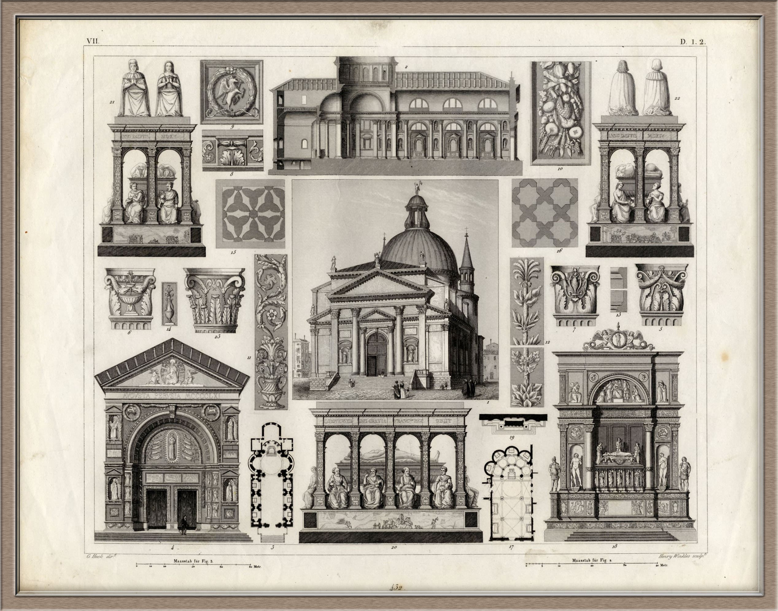 Etchings & Engravings From 1849 Copper engraving print of ROMAN ...