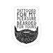 Tattooed and BEARDED Sticker | Decal | Beard Lover | Gifts for Him ...