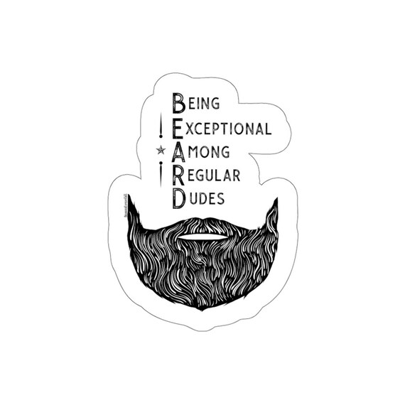 Definition of a BEARD Sticker Decal Beard Lover Gifts - Etsy