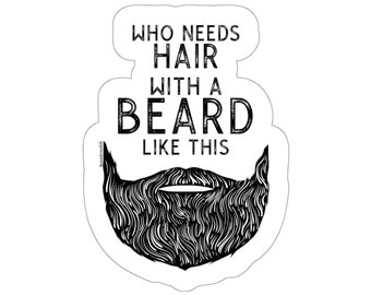 Better BEARDS Sticker Decal Beard Lover Gifts for Him Dads Husband ...