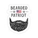 BEARDED Patriot Sticker | Decal | Beard Lover | Gifts for Him | Dads ...