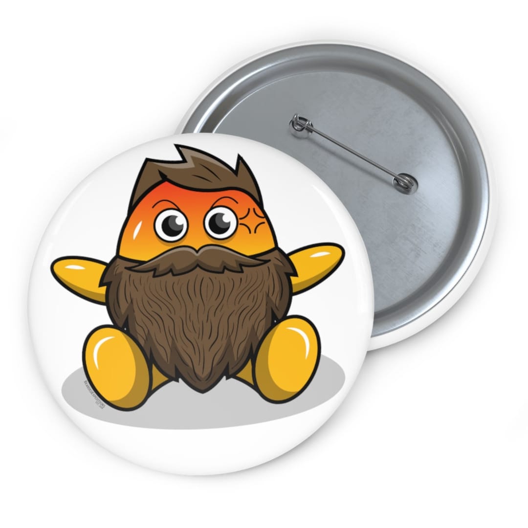BEARDY the BEARDMOJI Angry Button Beard Lover Gifts for - Etsy