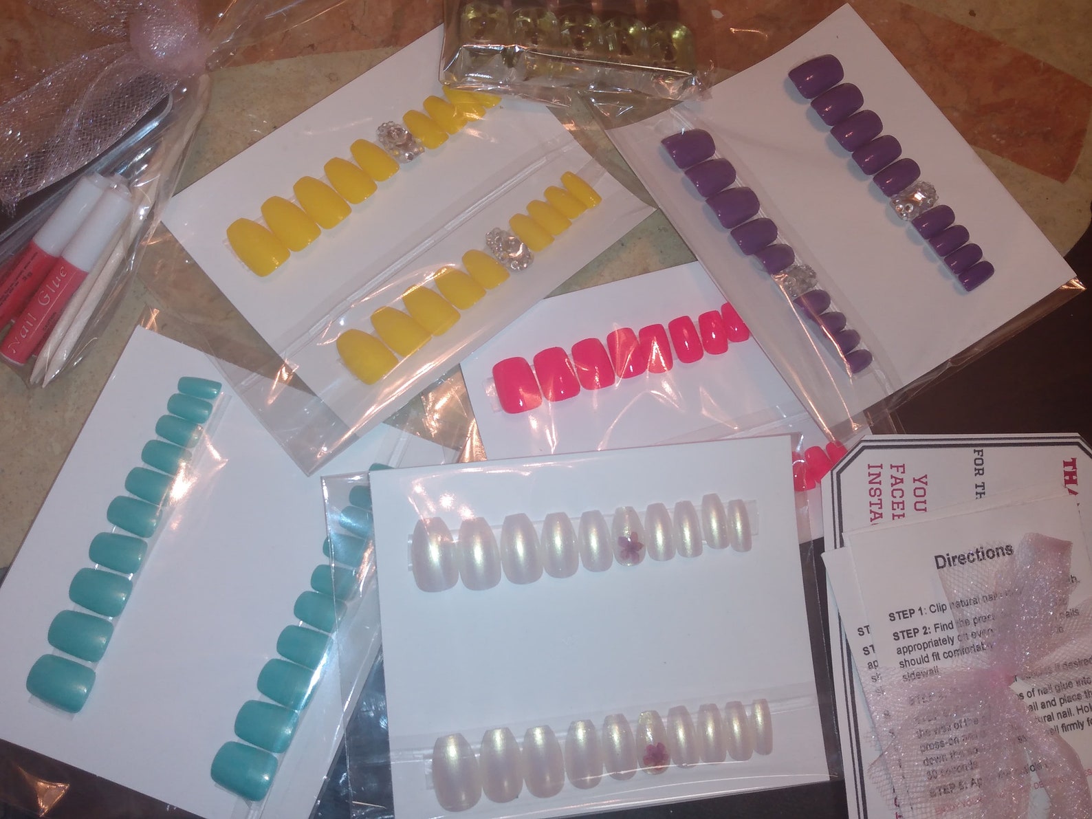 Press on With Kit - Etsy