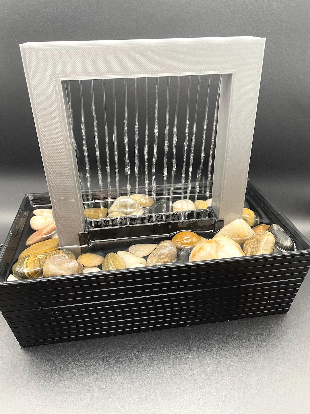 Desktop Water Fountain Indoor Water Feature Outdoor Waterfall for ...