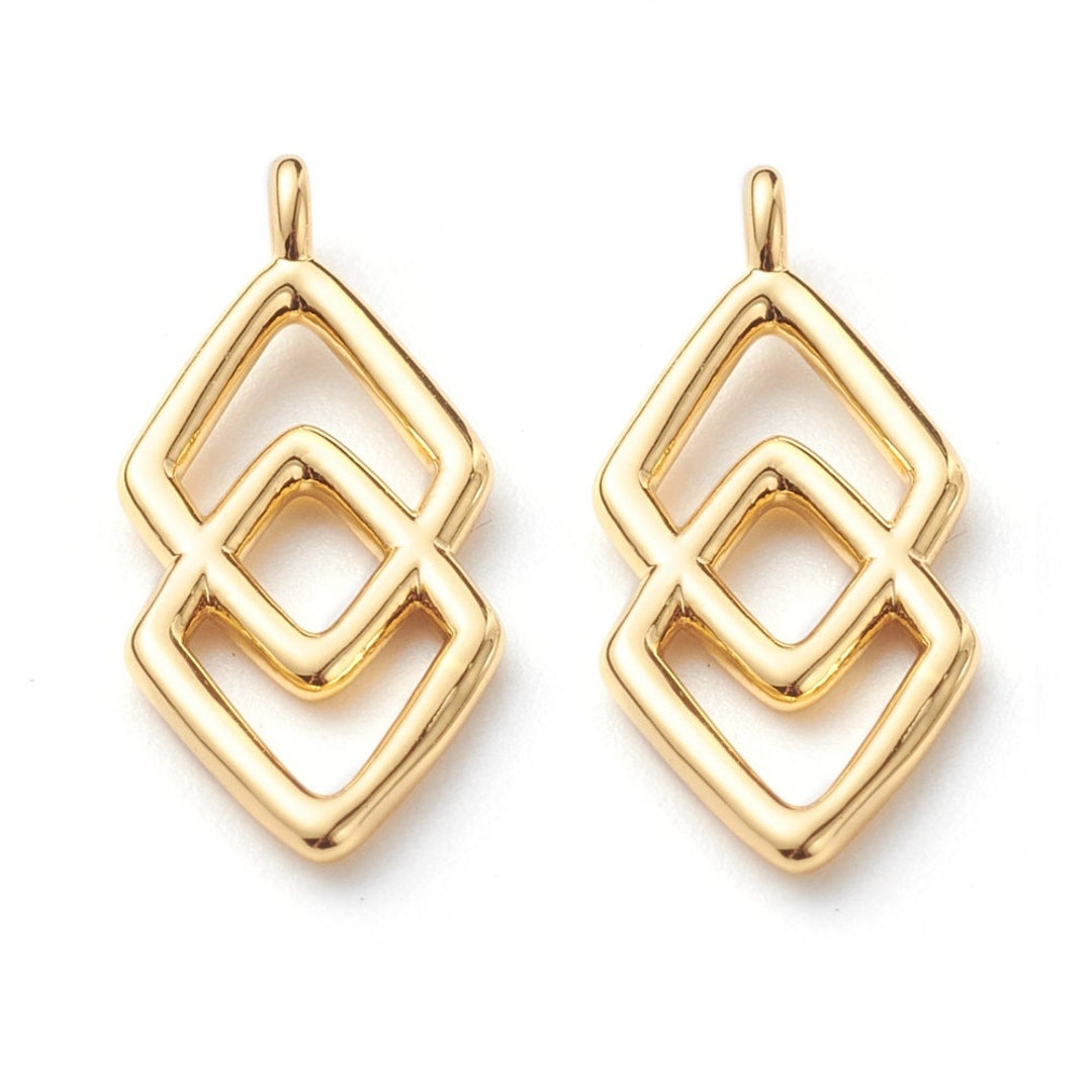 Adinkra Symbol Epa | Gold Charm | Real 18K Gold-plated Charm | 2 Pieces ...