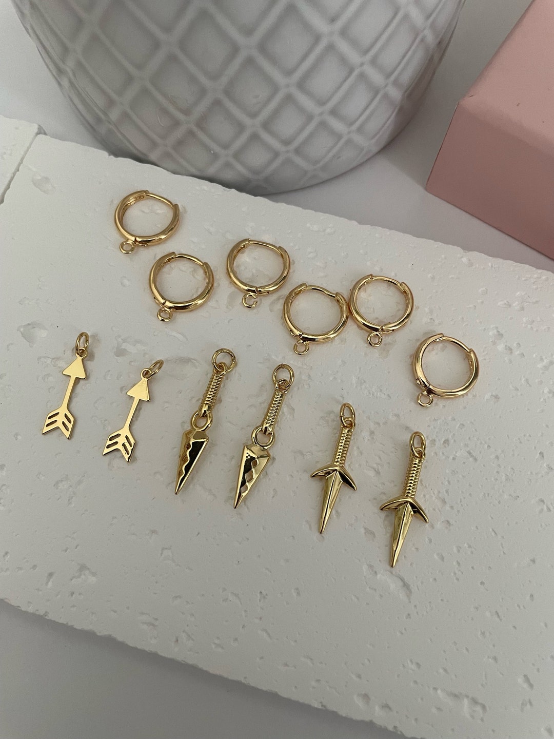 Earring Making Kit Beginner Earring Making DIY Earring Huggie Hoop ...