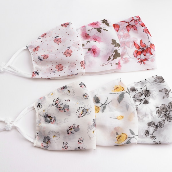 Floral Mask - Etsy