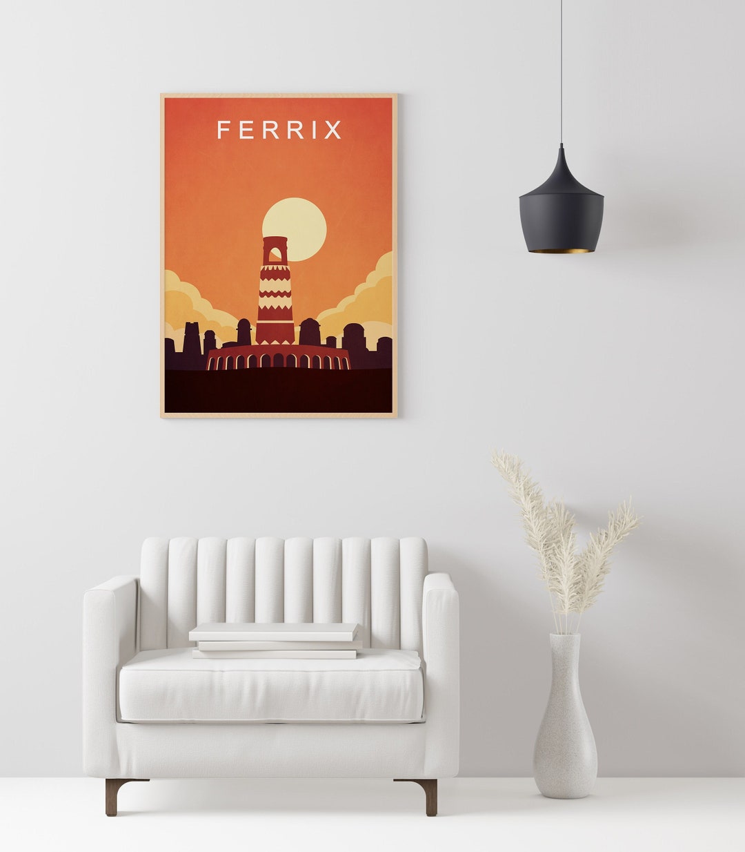 Ferrix Minimalist Poster Star Art Travel Planet Print Wall Art - Etsy
