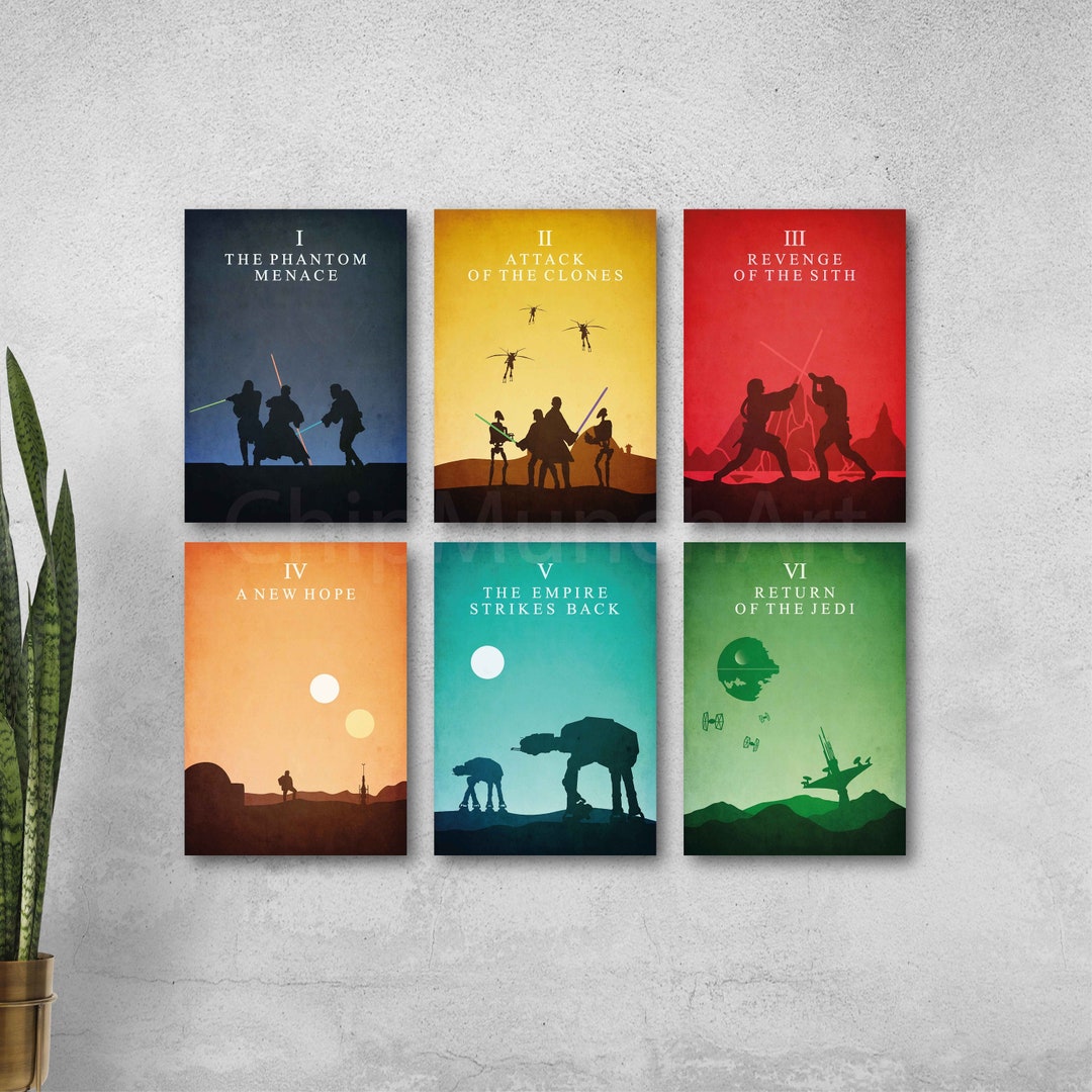 Minimalist Poster Set New Hope Poster New Hope Print New Hope Art Star ...