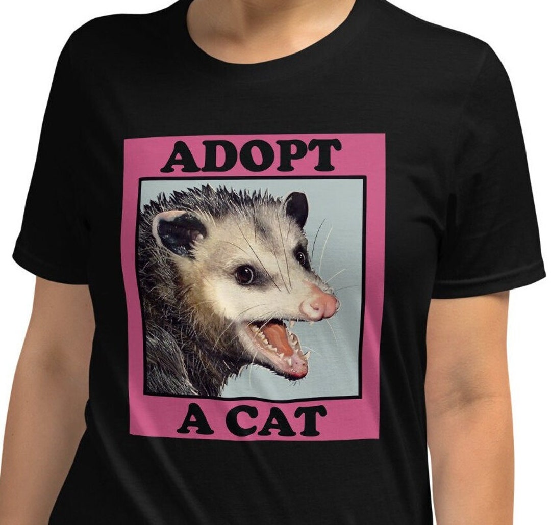 Possum Shirt Adopt a Cat Shirts Opossum Shirts Opossum Lover T-shirt ...