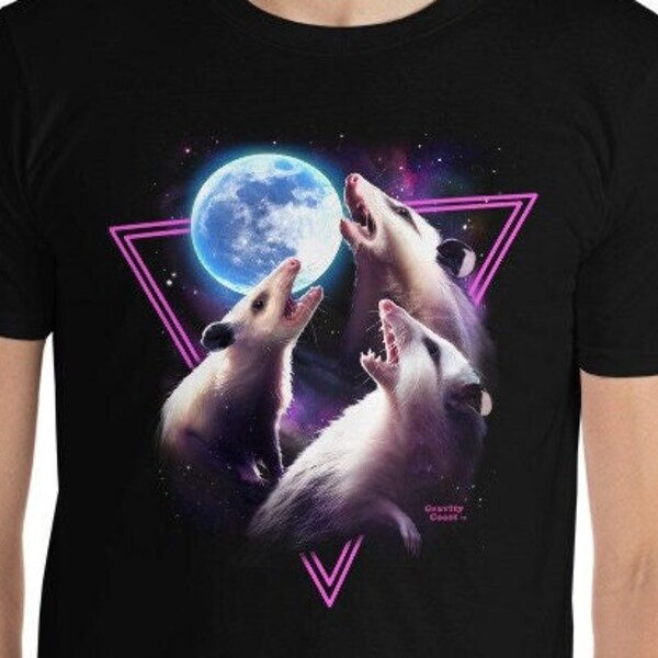 Possums Howling at Moon Shirt - Etsy