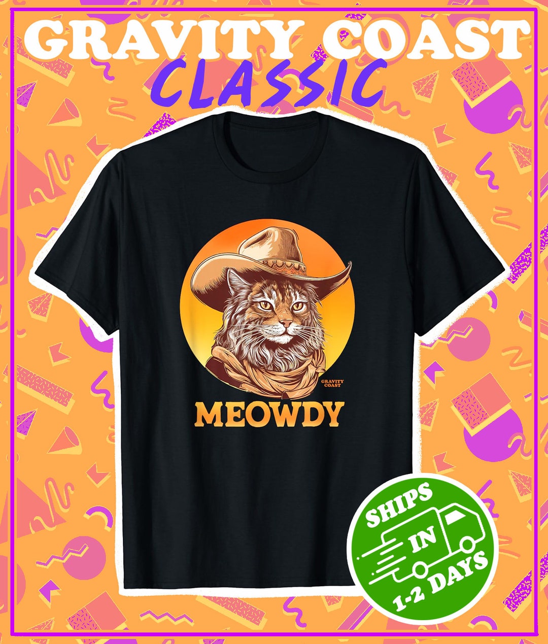 Cowboy Cat Shirt Meowdy Cat Funny Cat Shirt Cute Cat Catnip Madness ...