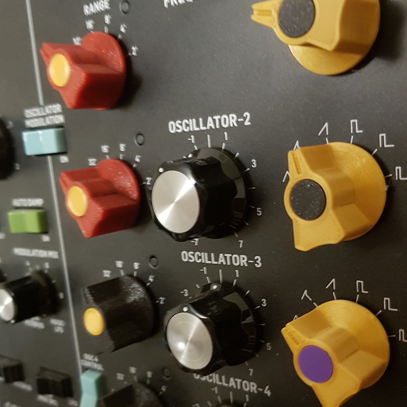 Synthluv Synthesizer Knob Set for Behringer POLY D - 8 Chicken Head ...