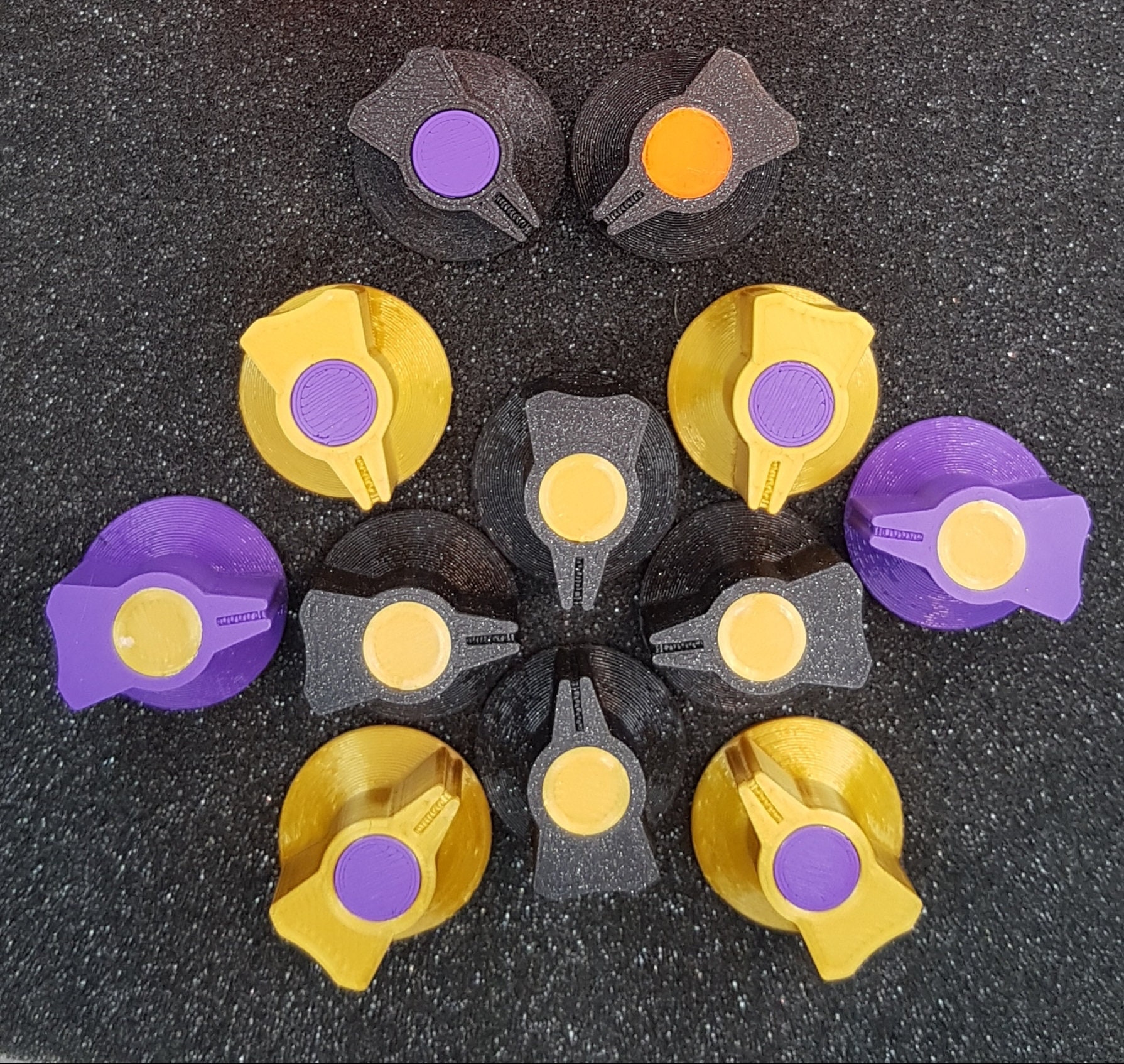 Synthluv Synthesizer Knob Set for Behringer POLY D - 8 Chicken Head ...