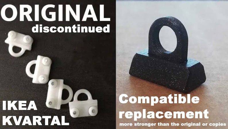 Ikea Kvartal Gliders SET of 24 - Spare Parts - Etsy