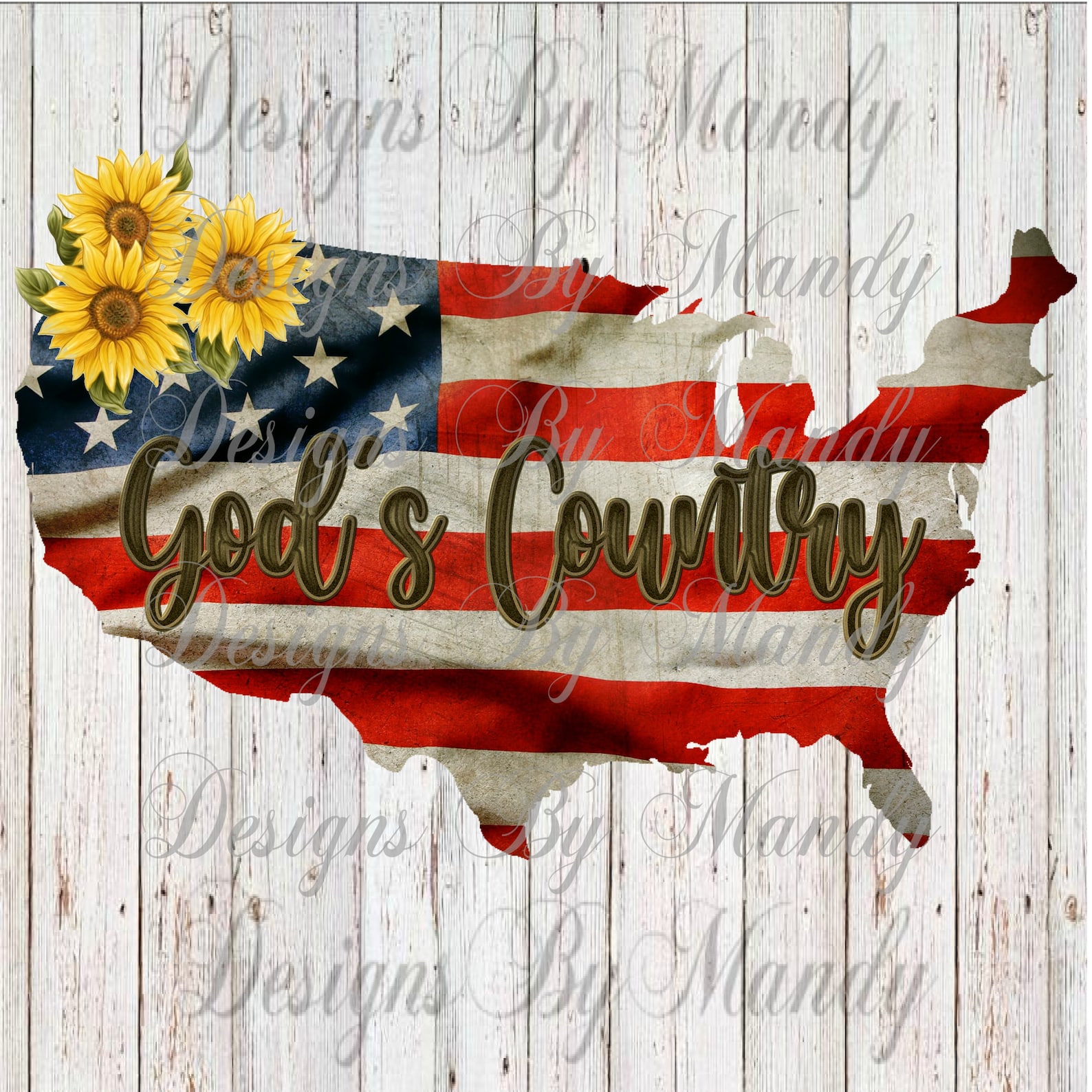 God's Country American Flag PNG, American Flag Sublimation, Sublimation ...