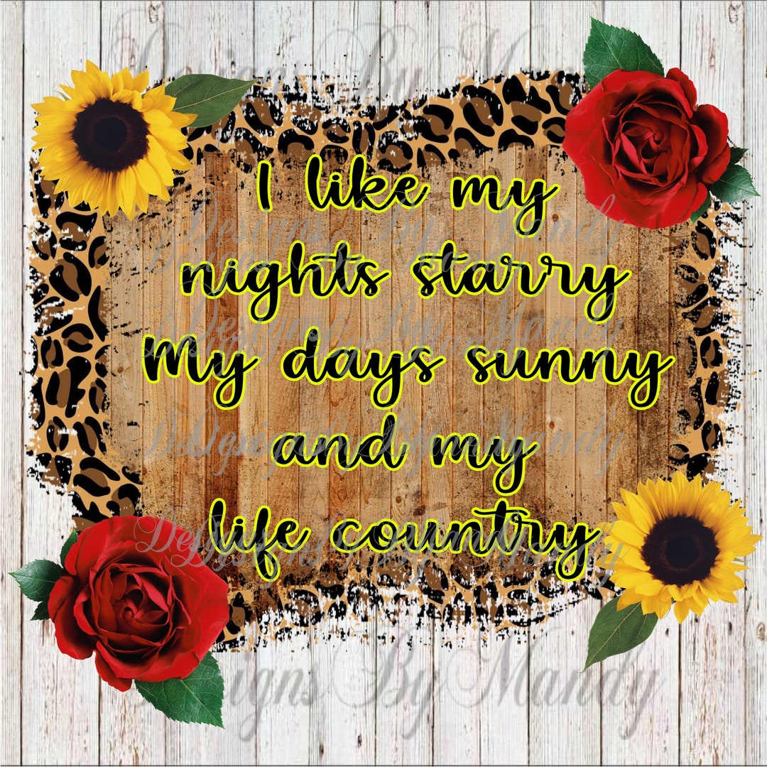 Country Life PNG, Country Life Sublimation, Sunflower PNG, Digital ...