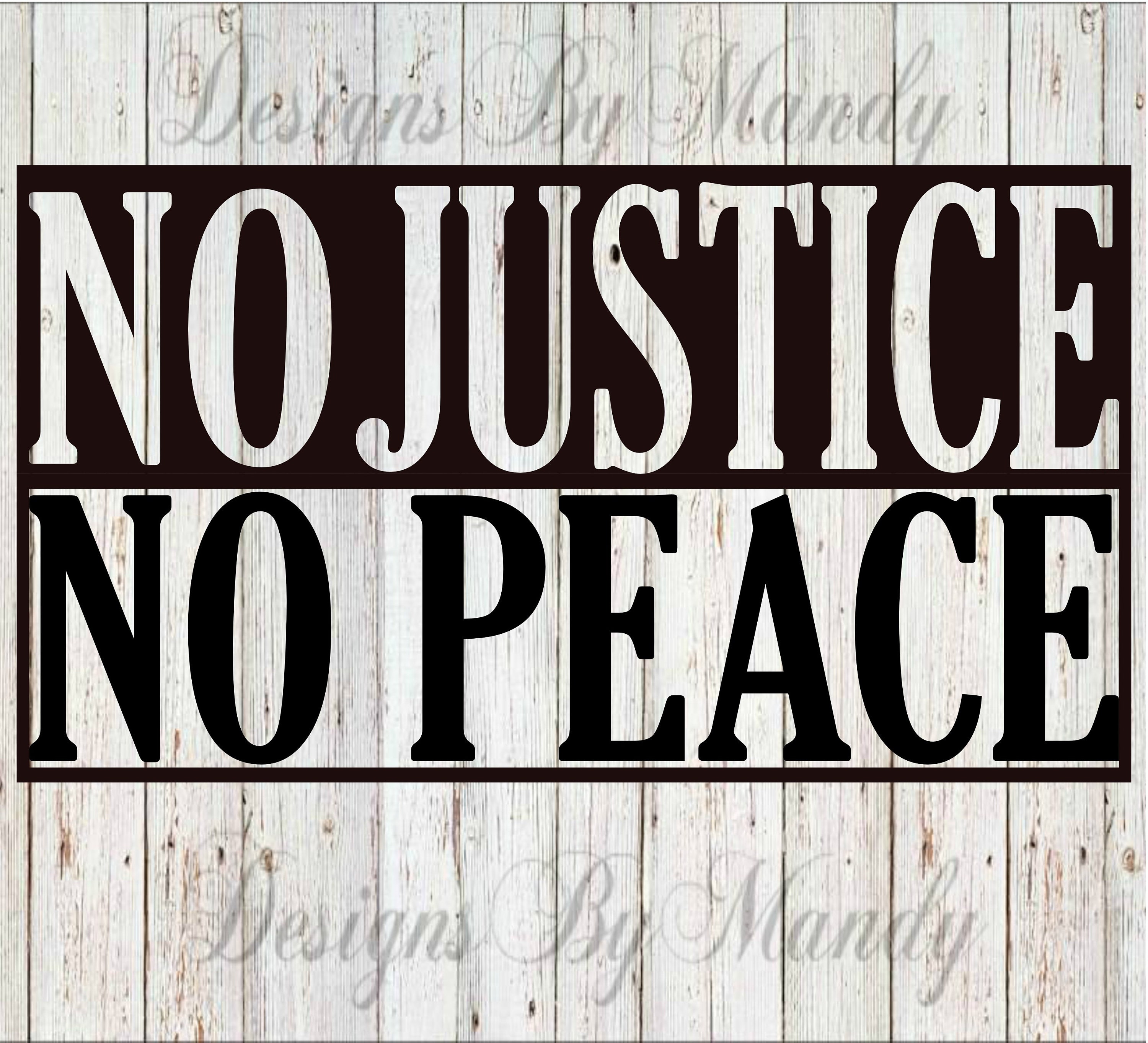 No Justice No Peace PNG Digital Download PNG File No | Etsy