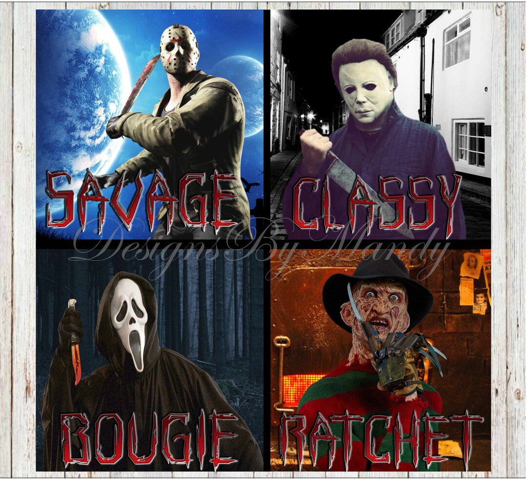 Savage Classy Bougie Ratchet Horror PNG, Horror Digital Download ...