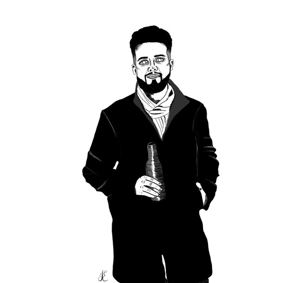 Digital Portrait Profile Picture Digitial Gift Personalised | Etsy