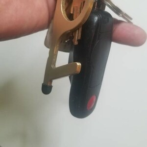 Non-touch Contactless Brass/cooper Key Tool Door Opener Touch - Etsy