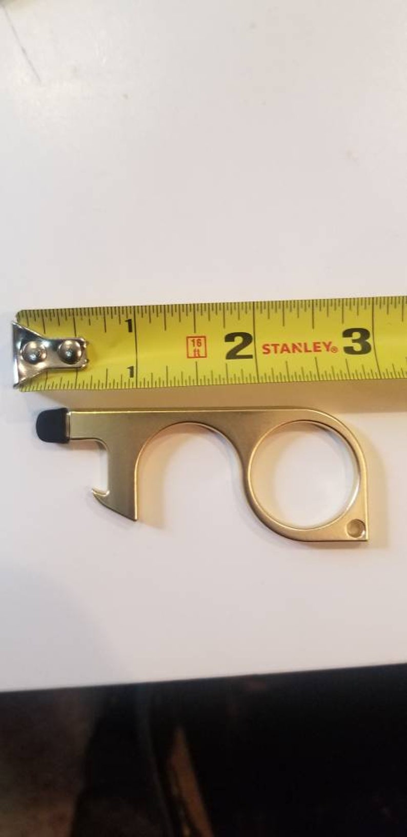 Non-touch Contactless Brass/cooper Key Tool Door Opener Touch | Etsy