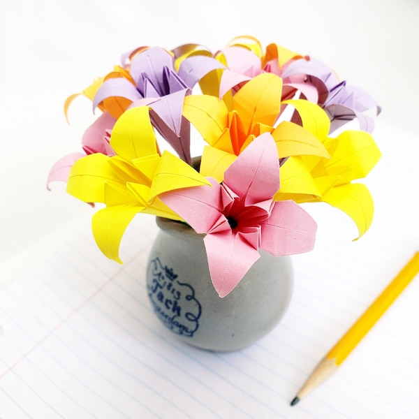 Origami Flowers - Etsy