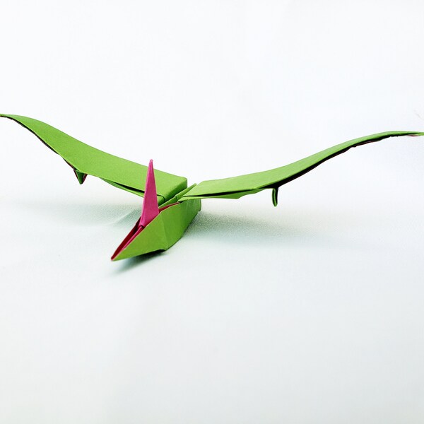Origami Pterodactyl - Etsy