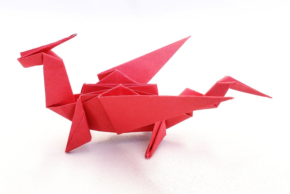 Origami Fantasy Dragon, Paper Dragons, Handmade Art, Dragon Lovers ...