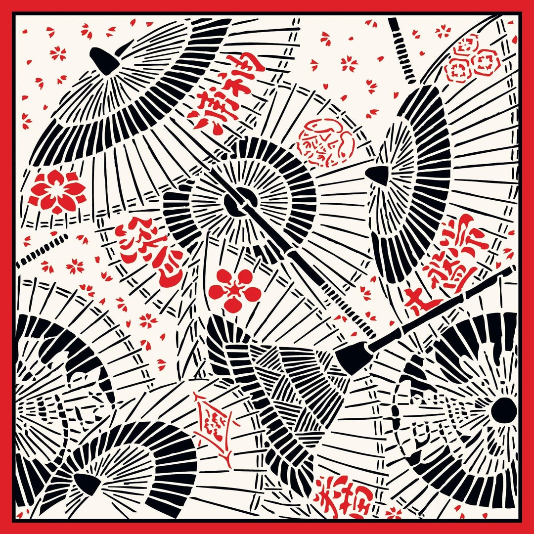 Origami Paper Japanese Pattern Japanese Umbrella Parasols - Etsy