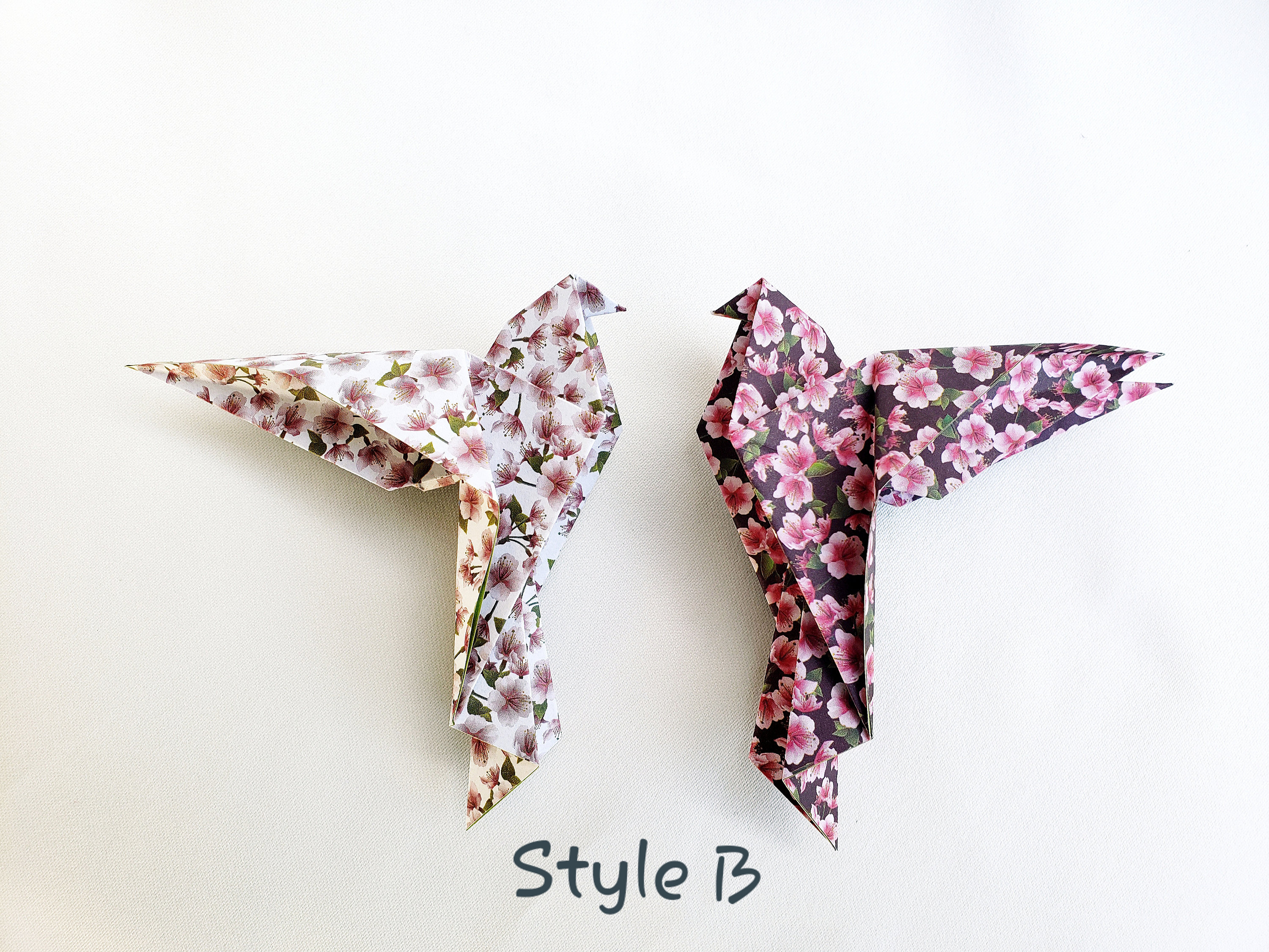 Turtle Doves, Love Birds, Set of 2 Origami Doves, Doves of Friendship ...