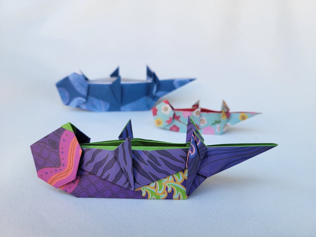 Origami Sea Otter, Origami Animal, Otter Family, Sea Animal Decoration ...