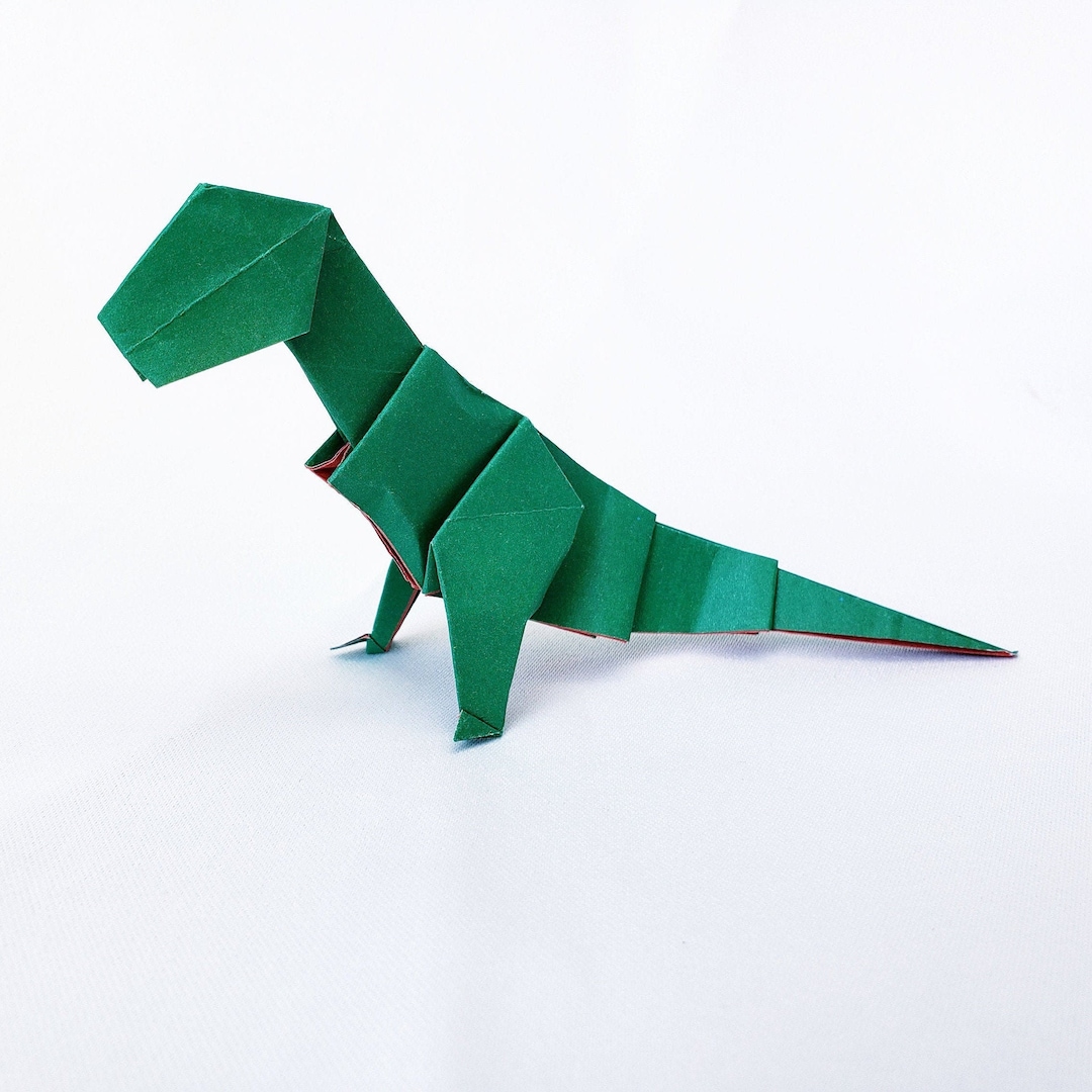 T-rex, Origami Dinosaur, Paper Handmade Art, Dinosaur Lovers, Gift for ...