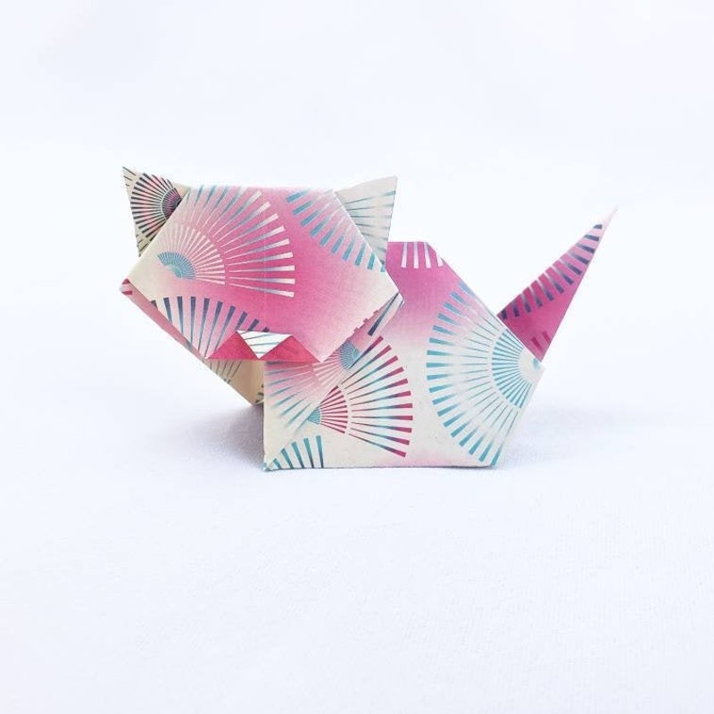 Origami Cat - Etsy