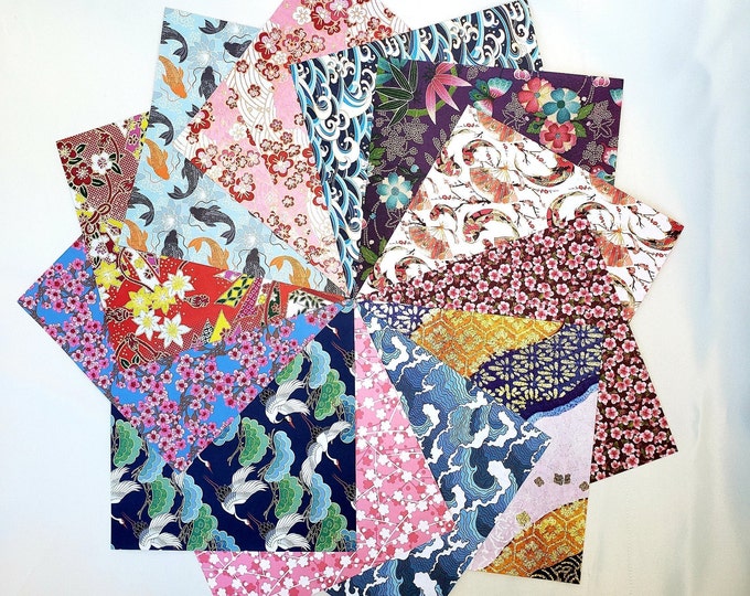 Assorted Origami Paper Pack, Japanese Patterns, Buy Bulk, Craft Art ...