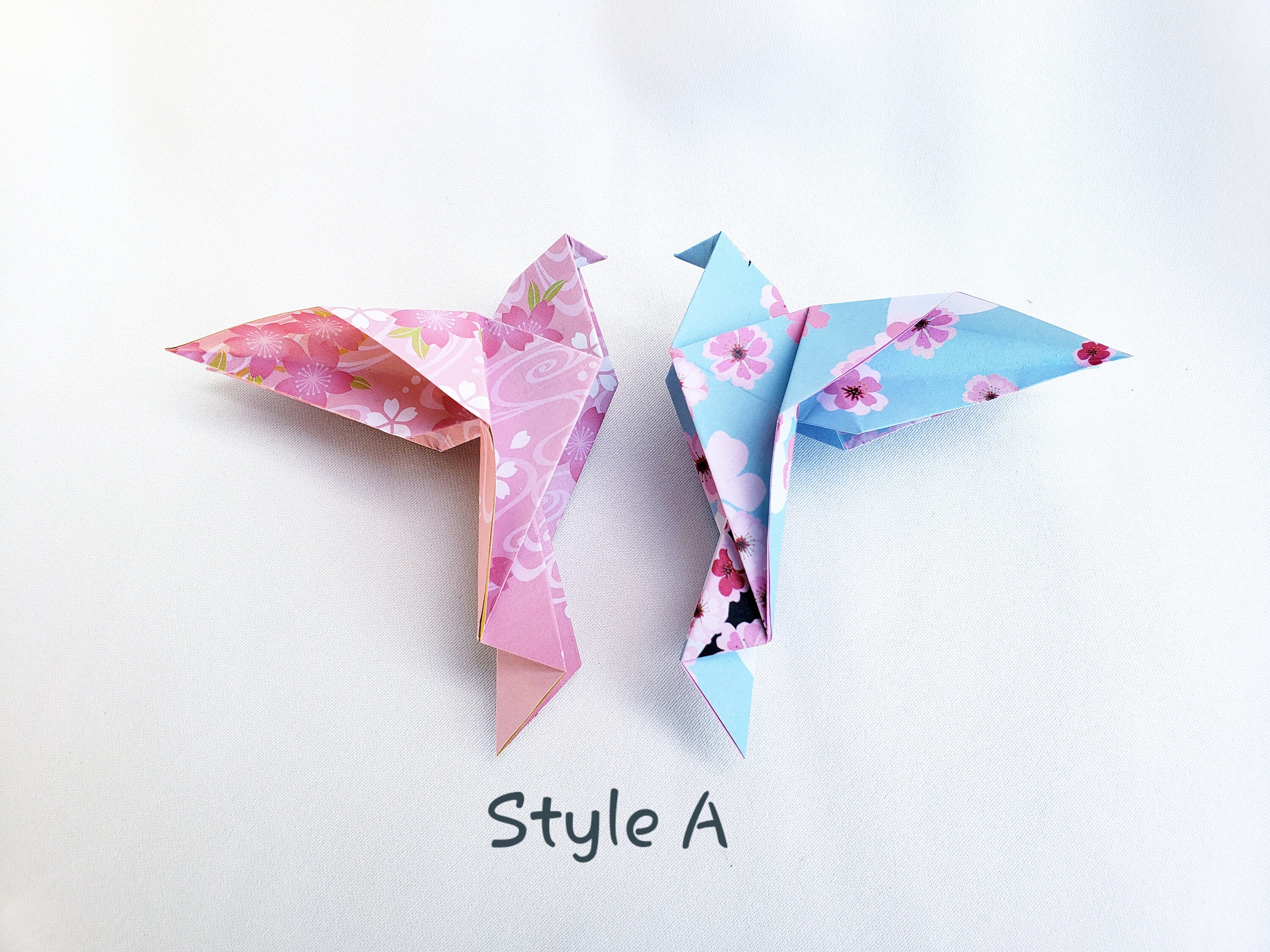 Turtle Doves, Love Birds, Set of 2 Origami Doves, Doves of Friendship ...