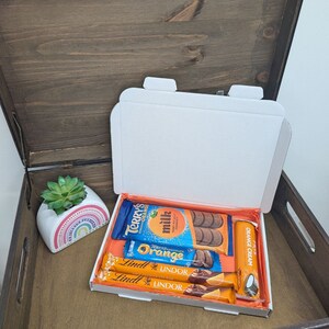 Chocolate Orange Letterbox Gift Chocolate Orange Gift Box Personalised. Thank You / Birthday ...