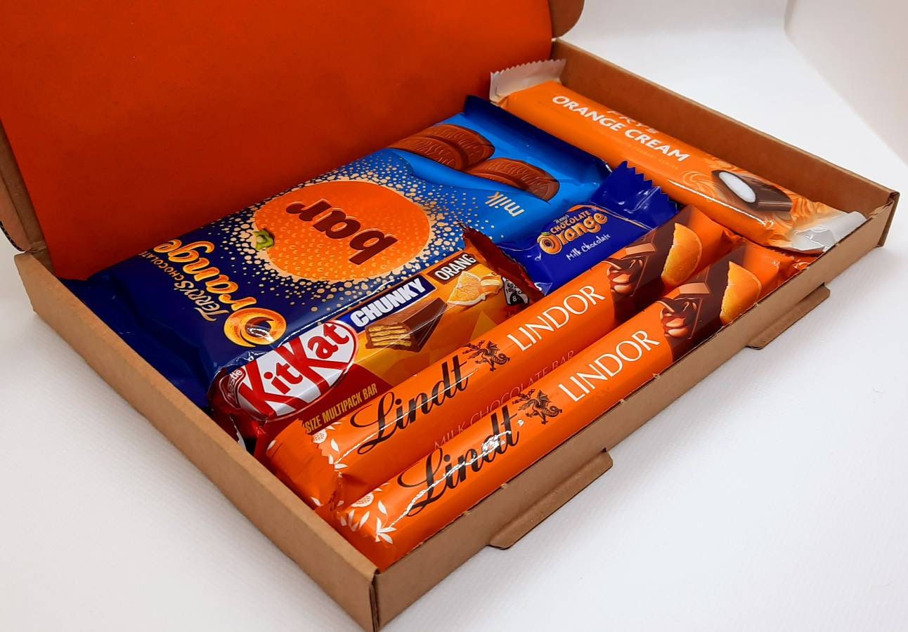 Chocolate Orange Letterbox gift Chocolate Orange Gift Box | Etsy