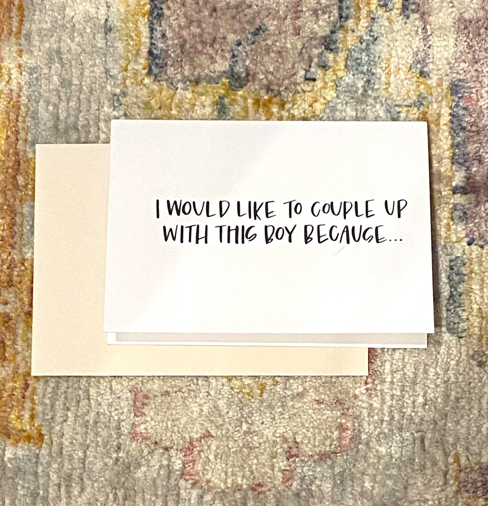 Love Island Boy Handlettered Card - Etsy